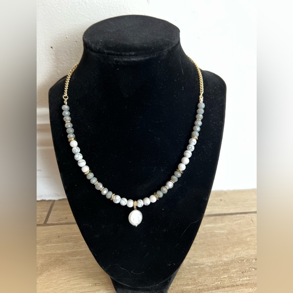 Stella & Ruby | Jewelry | New Stella Ruby Goldtone Necklace With Marble ...